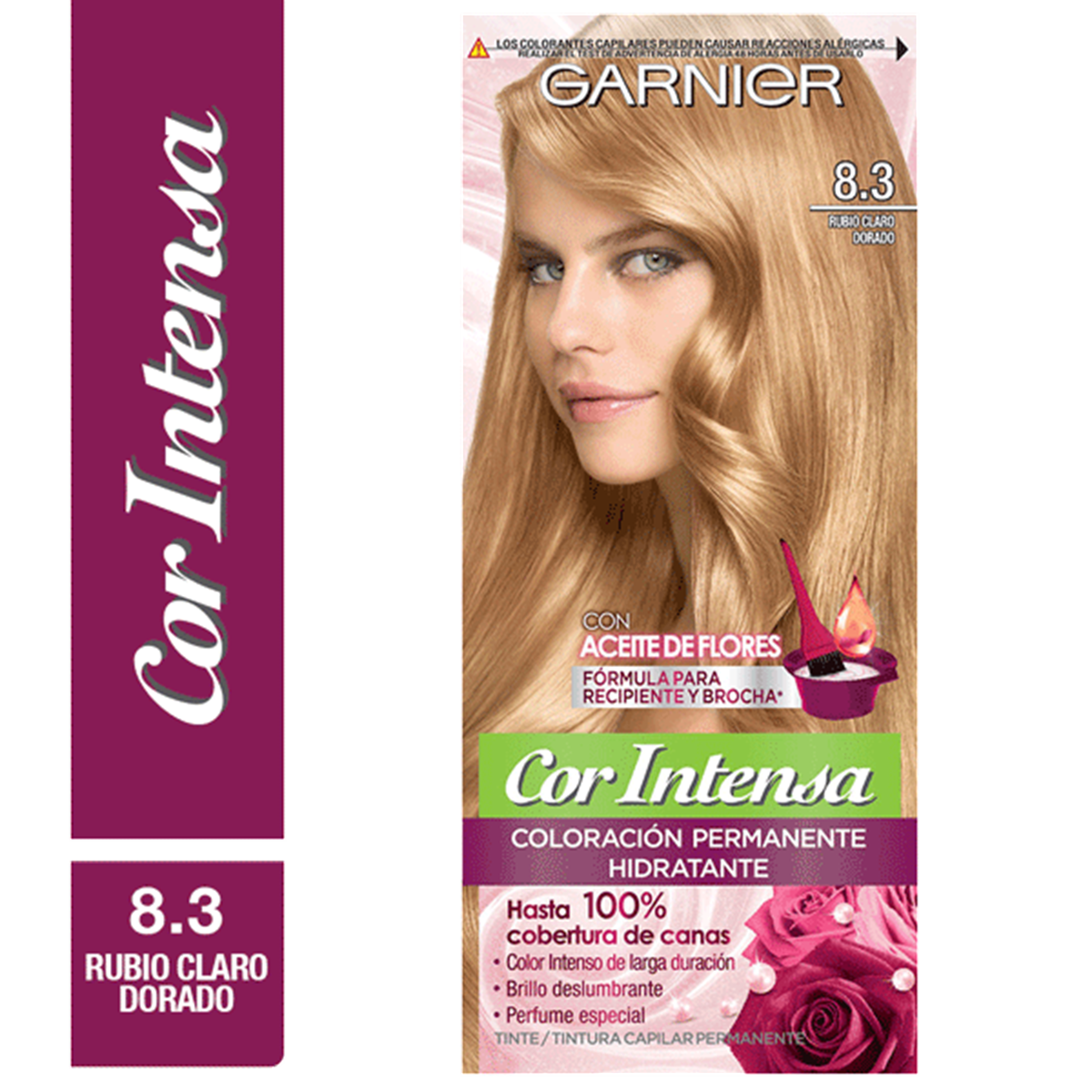 Tintura Cor Intensa Tono 8.3 Rubio Claro Dorado | Garnier