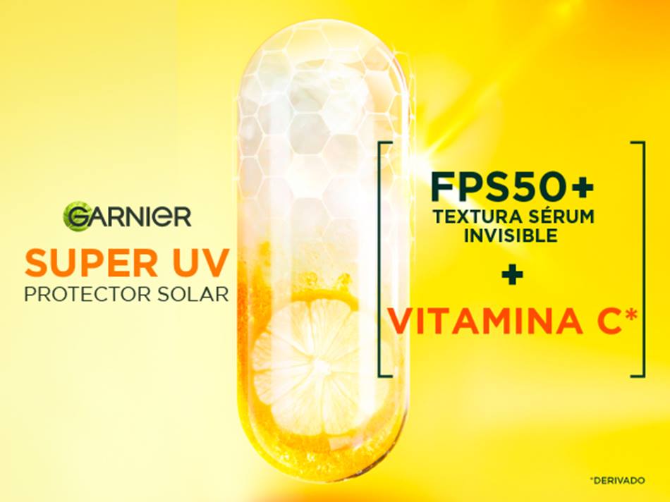 Protector solar facial Super UV FPS 50+ con Vitamina C | Garnier
