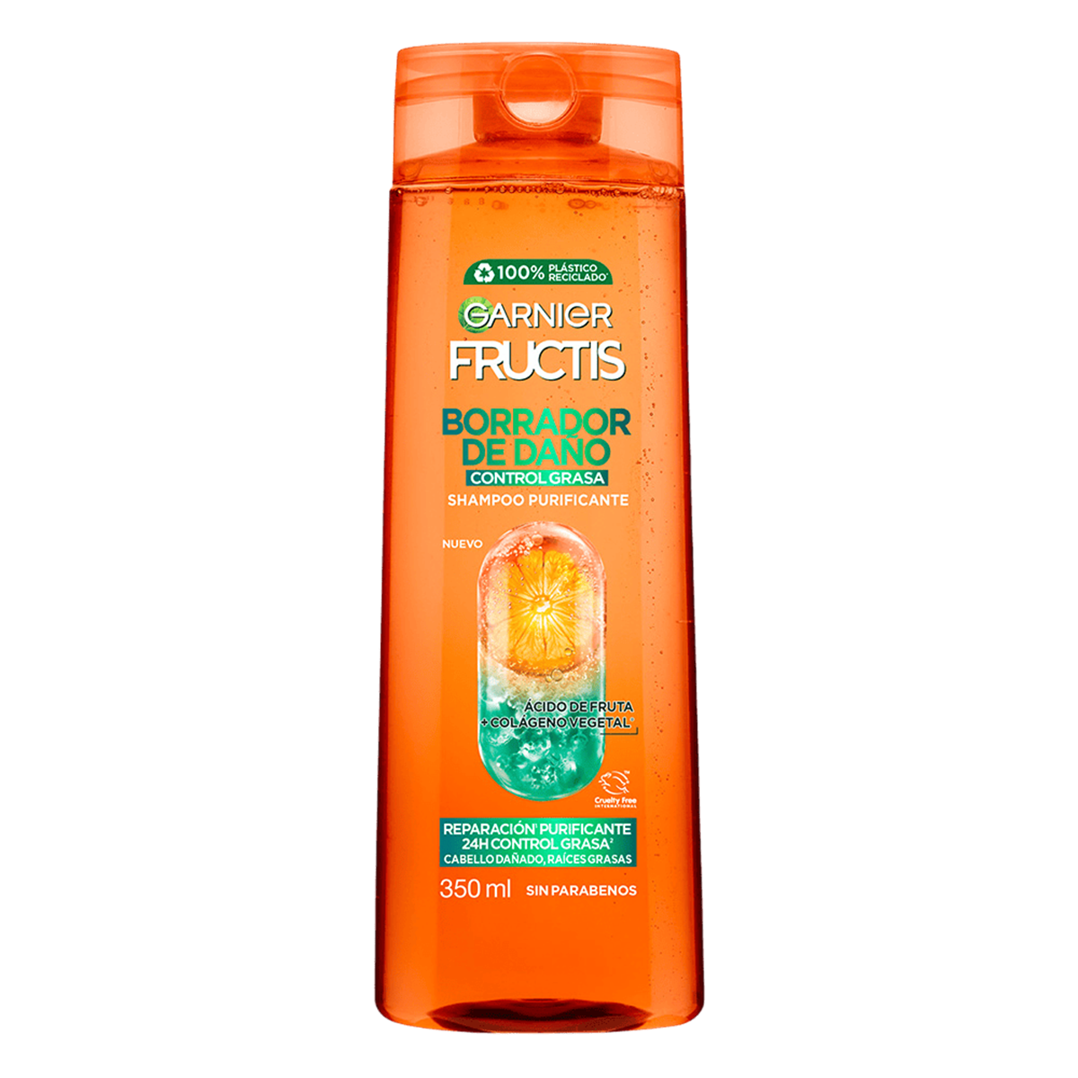Shampoo Borrador de Daño Control Grasa para cabello dañado