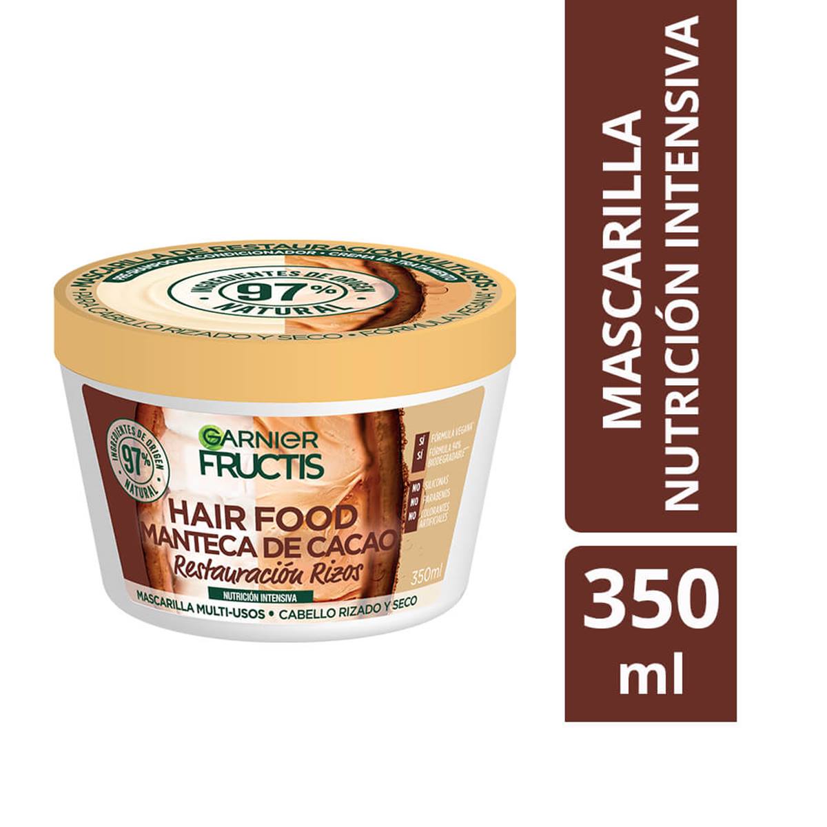 Mascarilla Hair Food Manteca De Cacao: Para Rizos | Garnier